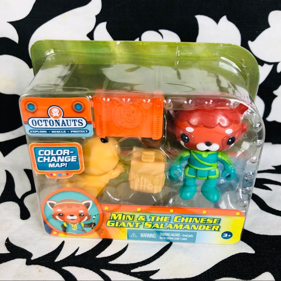 Octonauts Min and The Chinese Giant Salamandar Figure and Creature Pack ...